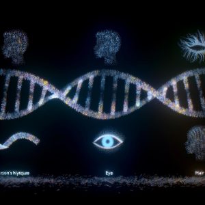 How DNA influences physical traits.