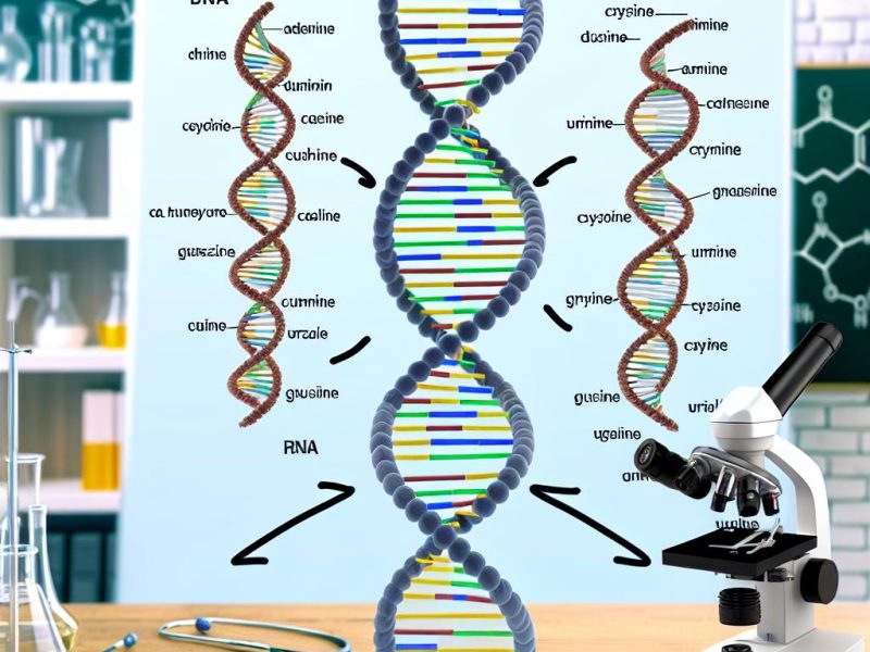 The role of DNA in genetics.
